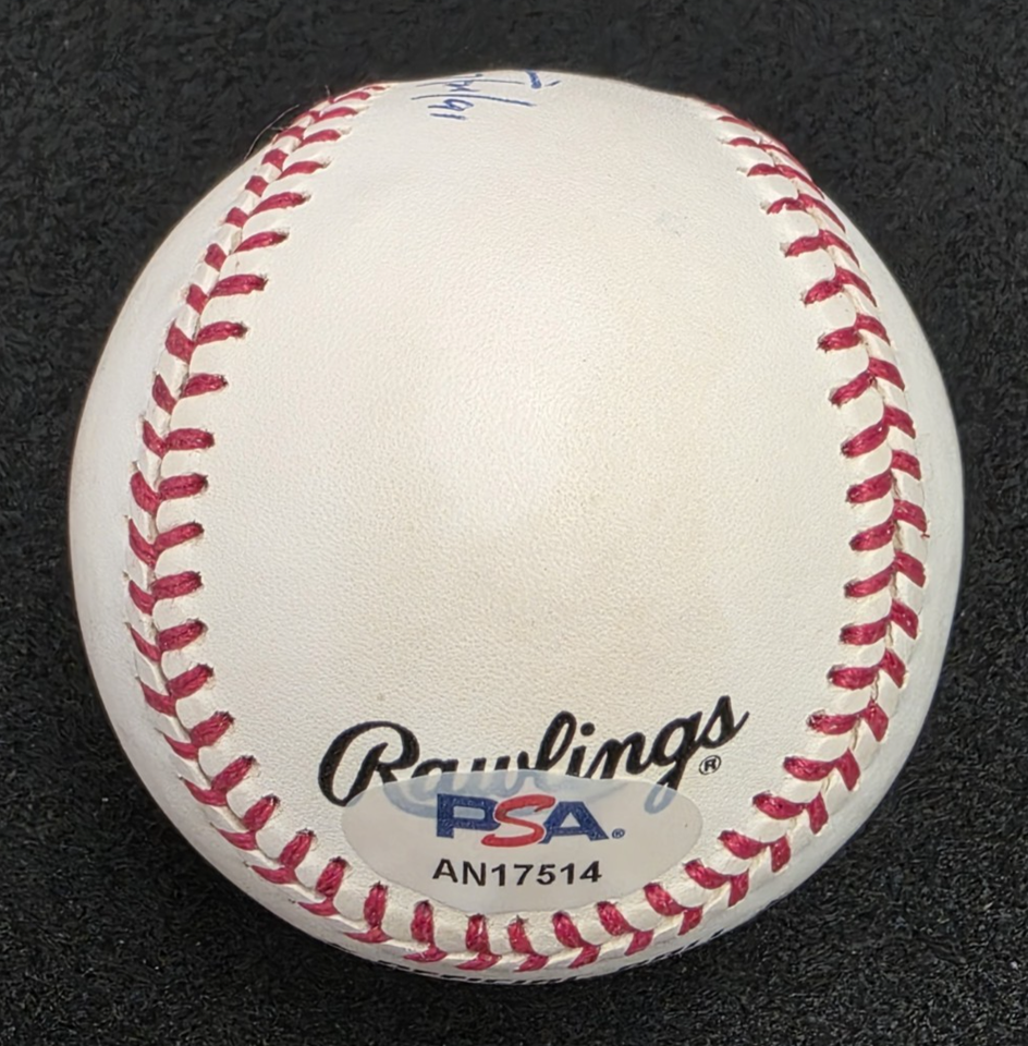 FERGIE JENKINS Signed Official MLB Baseball-HALL OF FAME-CHICAGO CUBS ...