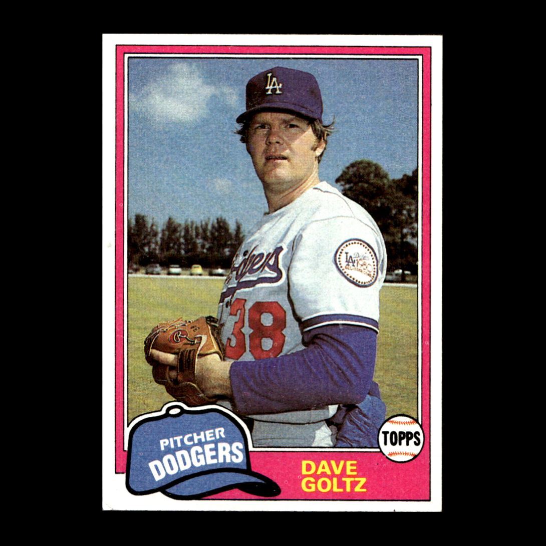 Dave Goltz 1981 Topps Los Angeles Dodgers #548 Nice! 2 | eBay