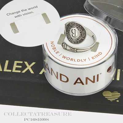 Authentic Alex and Ani NUMBER 9 Sterling silver .925 SPOON RING | eBay