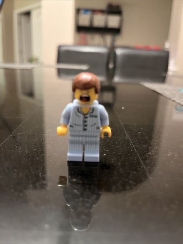 LEGO Movie Blue Pajamas Pyjamas PJs Sleepy Yawning Emmet Minifigure ...