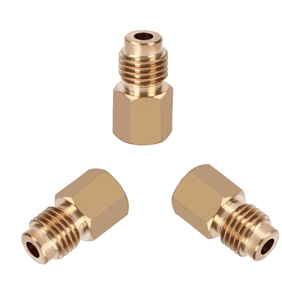 R134A-Vacuum Pump Adapter Connects 1/2" Acme to 1/4" Service Port Male ...
