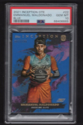 2021 Topps Inception OTE Blue /199 #22 EMMANUEL MALDONADO Orlando ...