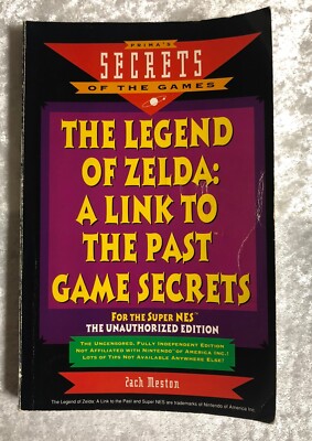 The Legend Of Zelda A Link To The Past Game Secrets Book | eBay