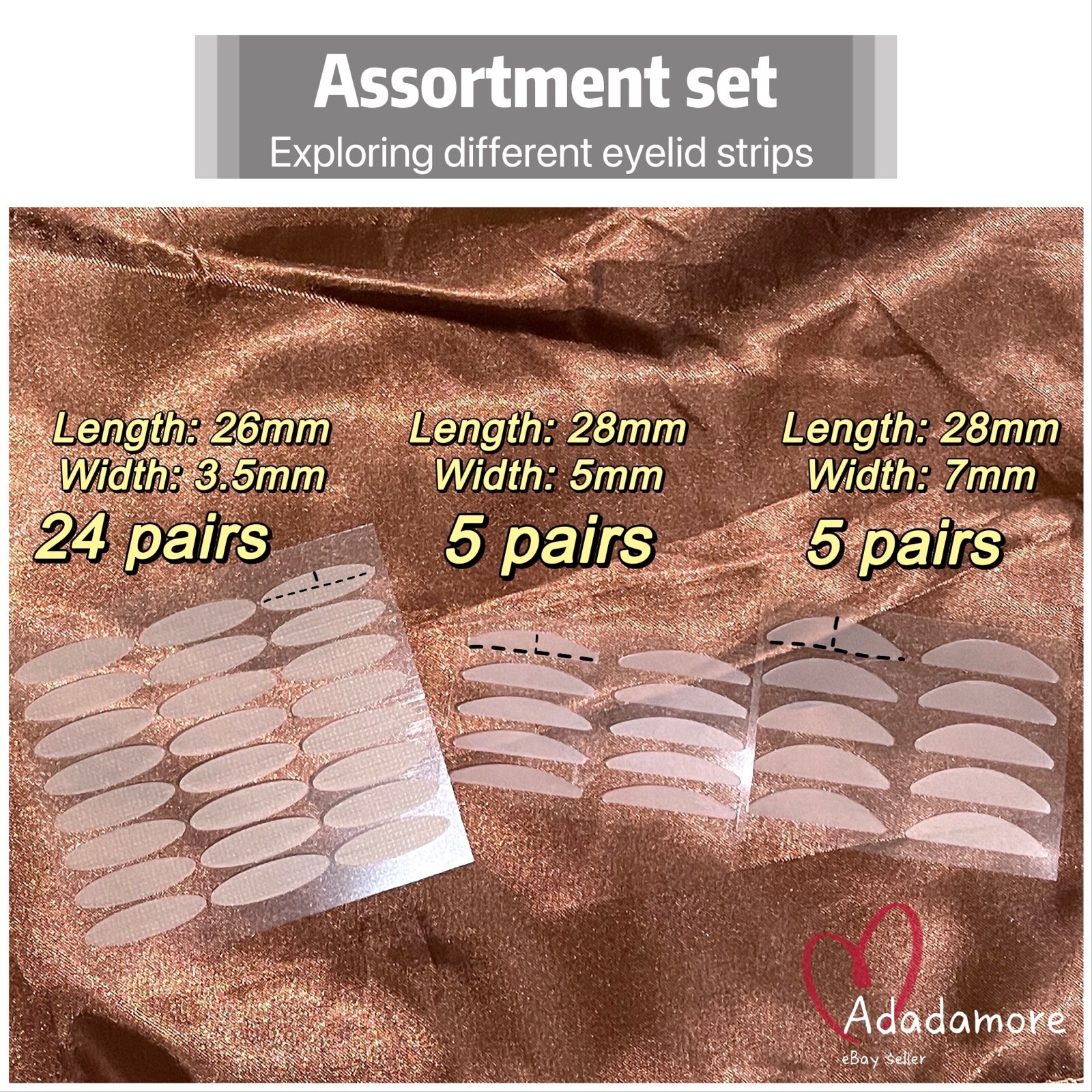 Instant Eyelid Lift Eye Strips Supporting Eyes Push Up Anti Ageing ...