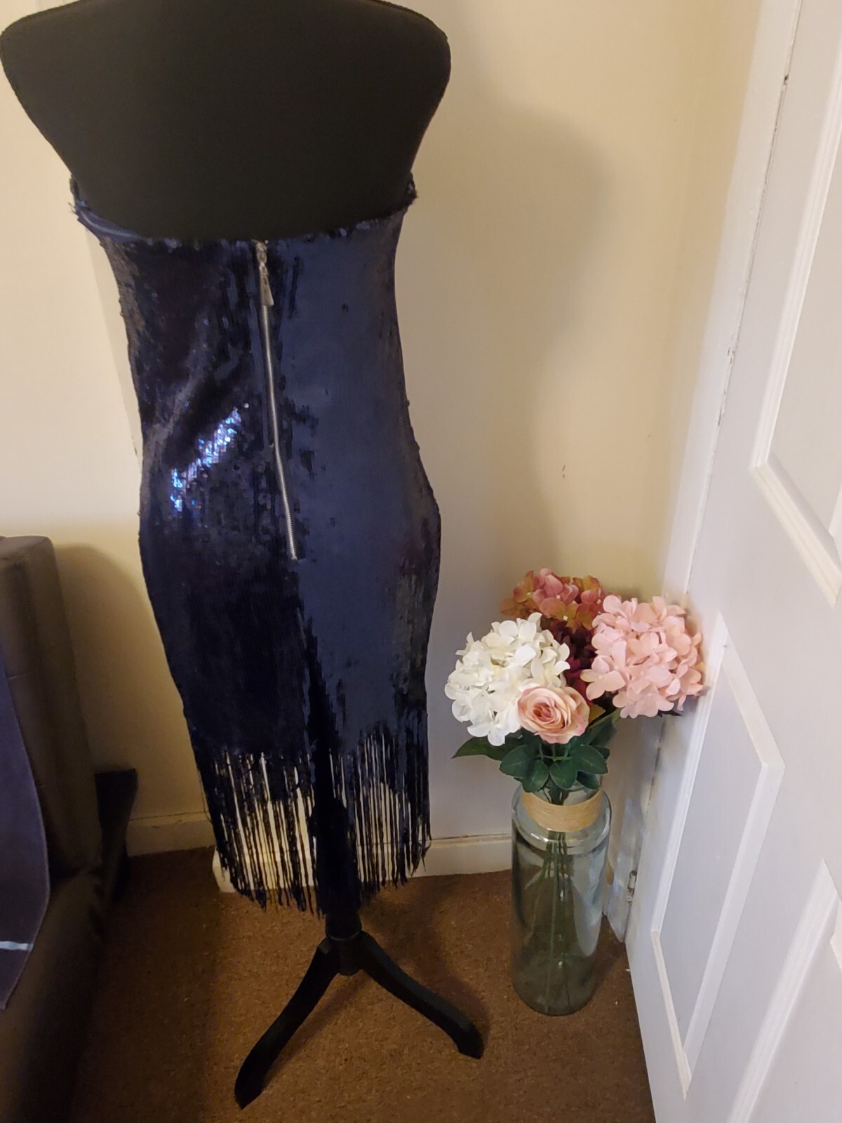 Blue Sequence DRESS - Gem