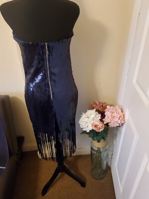 Blue Sequence DRESS | eBay