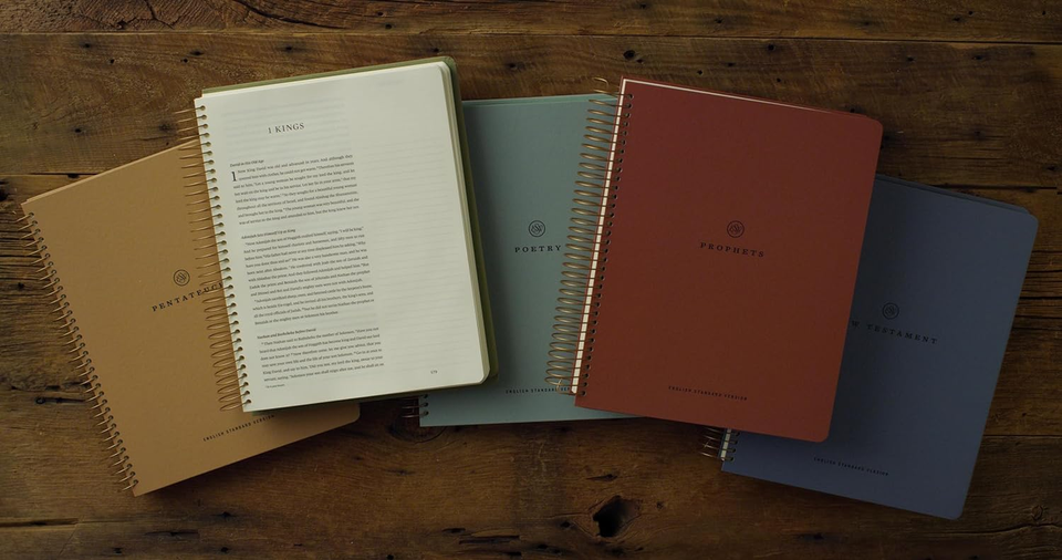 ESV Spiral-Bound Journaling Bible, Five-Volume Set (Hardcover) | eBay