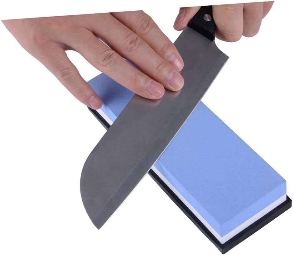 Dual Whetstone 1000/6000 400/1000 Grit Knife Sharpening Wet Stone ...