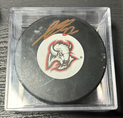 Jack Quinn Hand-Signed Autographed Buffalo Sabres Official Game QR Code ...