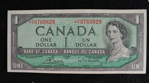 1954 - Canada dollar - Bouey-Rasm. Replacement *H/F | eBay