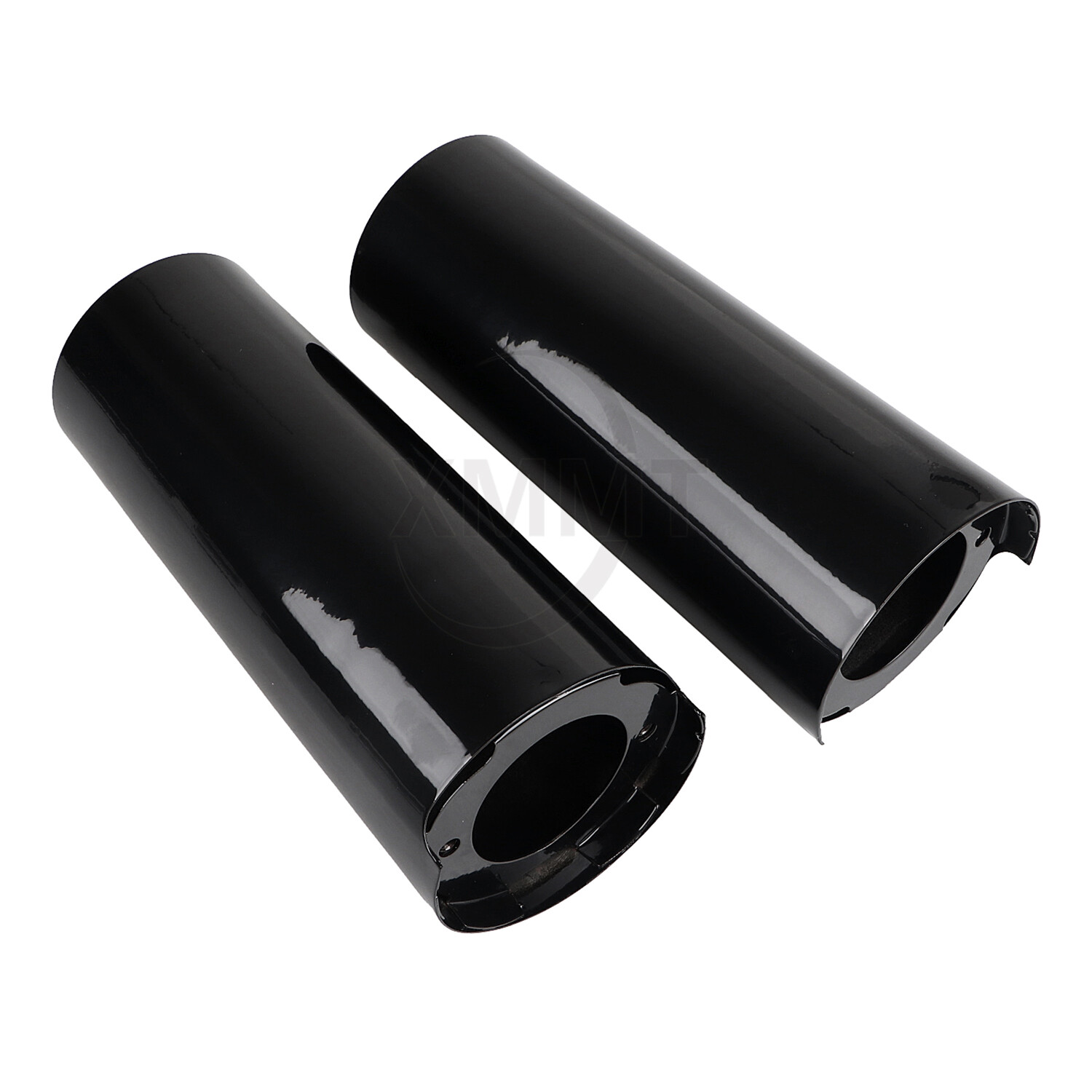 +2" Extended Fork Tube Slider Covers Cowbells For Harley Touring Road ...