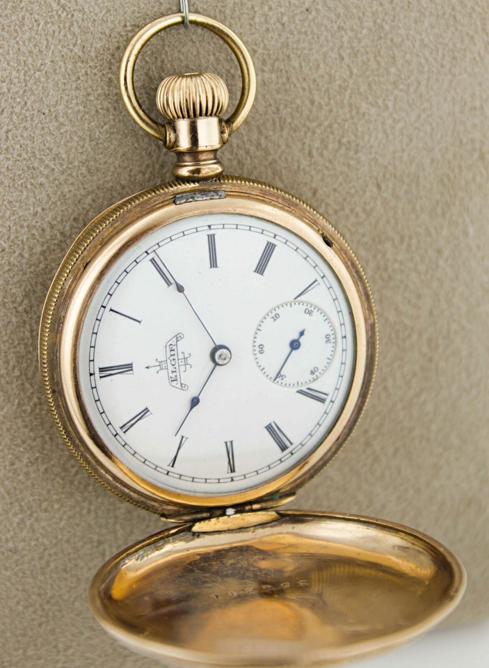 Vintage 1890 Elgin Grade 94 Model 1 Gold Filled Full Hunter Pocket ...