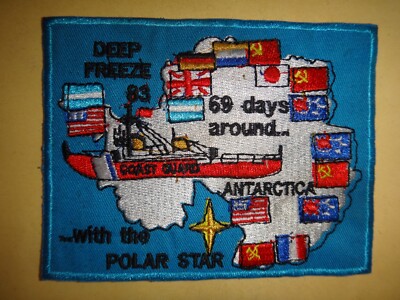 USCGC POLAR STAR Operation DEEP FREEZE 69 DAYS AROUND ANTARCTICA Patch | eBay Australia