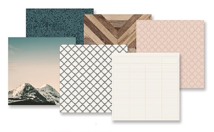 Rare & Current Creative Memories Paper Pack 12x12 Double Sided Printed ...