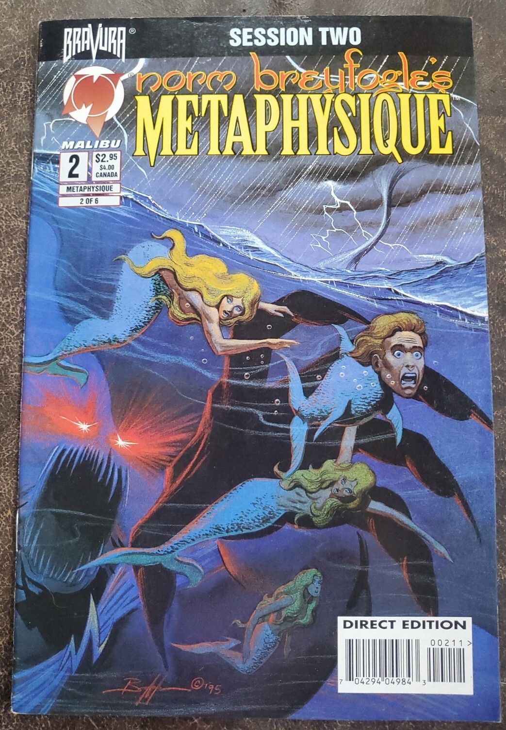 Malibu Comics Session Two Norm Breyfogle's Metaphysique #2 (of 6) May ...