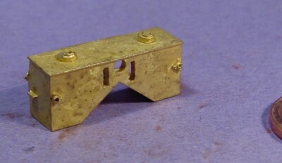 HO BRASS ARTICULATED STEAM LOCOMOTIVE PILOT SAND BOX WISEMAN BACK SHOP ...