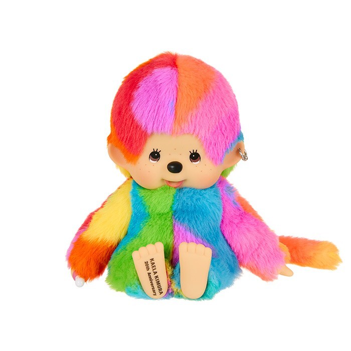 Monchhichi Kaela Kimura Kaechicchi Colorful Rainbow Color Size 19 x 13 ...