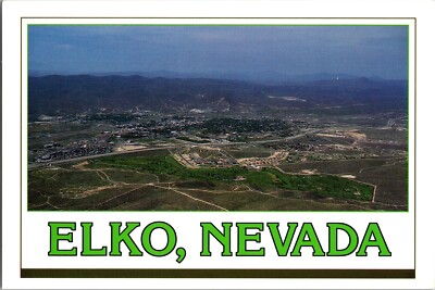 Postcard Elko Nevada Aerial View Mountain West Prints Photo by Floyd ...
