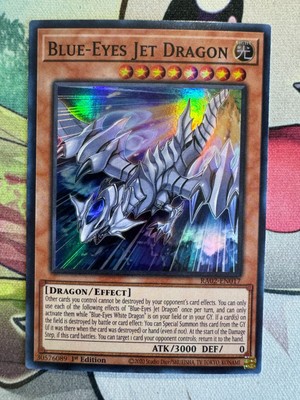 Blue-Eyes Jet Dragon Holo Yugioh TCG YGB689 | eBay