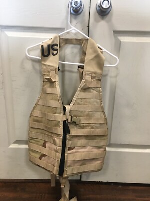 US Army Molle II Fighting Load Carrier Vest FLC LBV Tactical Desert 3 ...