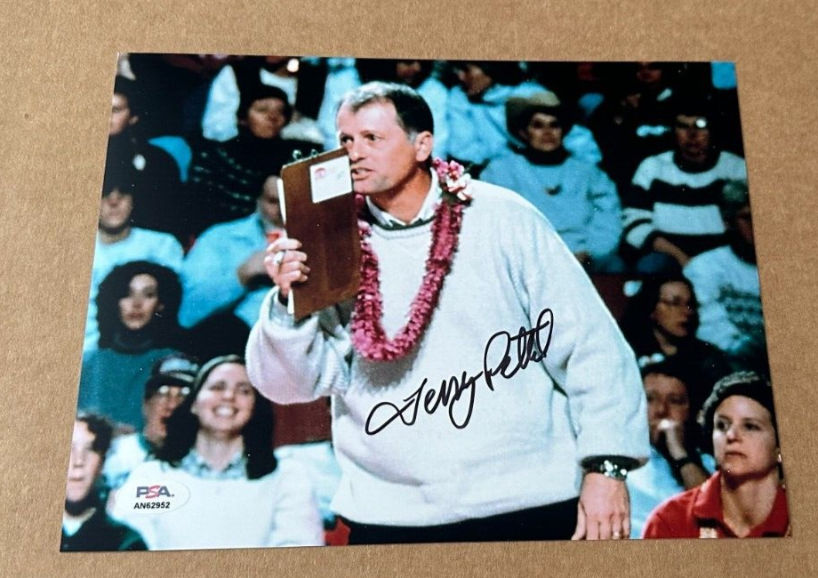 TERRY PETTIT NEBRASKA VOLLEYBALL COACH SIGNED 8X10 PHOTO PSA/DNA COA ...