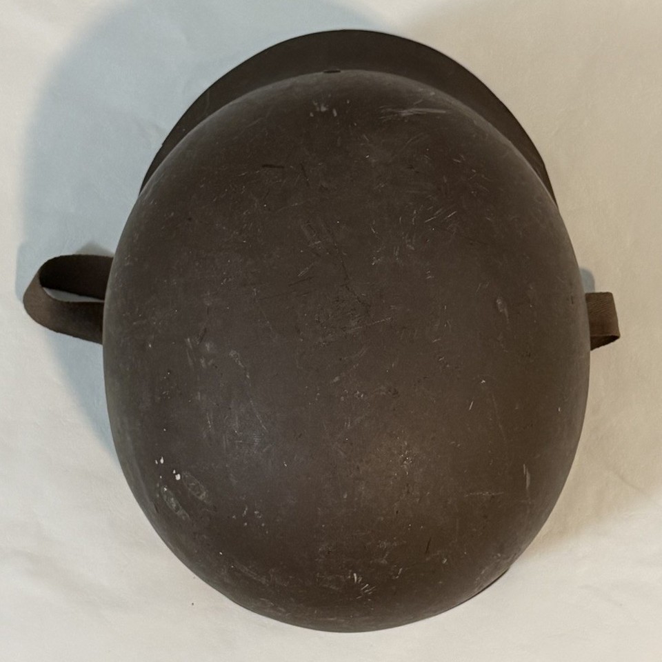 WWII Era Fiber Helmet M1 Style VTG Civil Defense Military Display | eBay