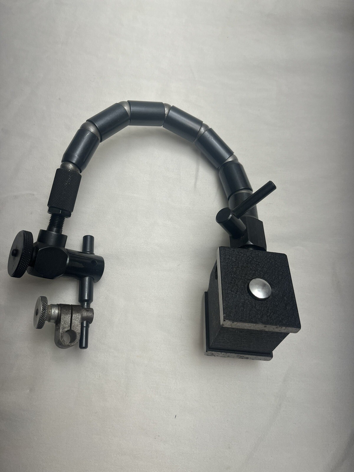 Starrett No. 657T magnetic base with Flex-O-Post | eBay