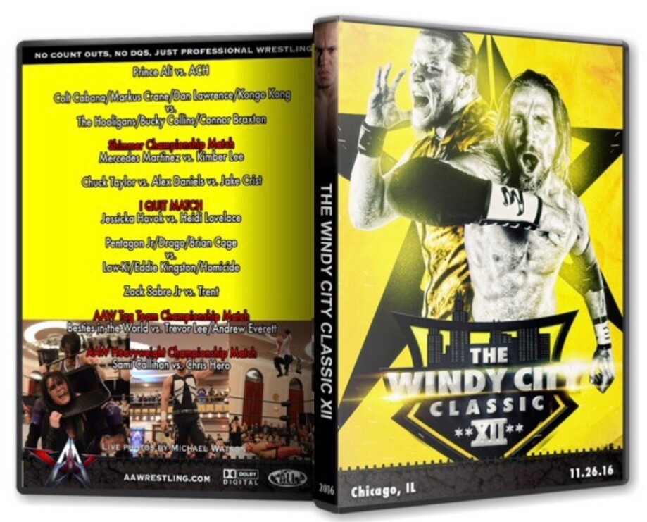 AAW THE WINDY CITY CLASSIC XII BLU-RAY Pro Wrestling Event | eBay