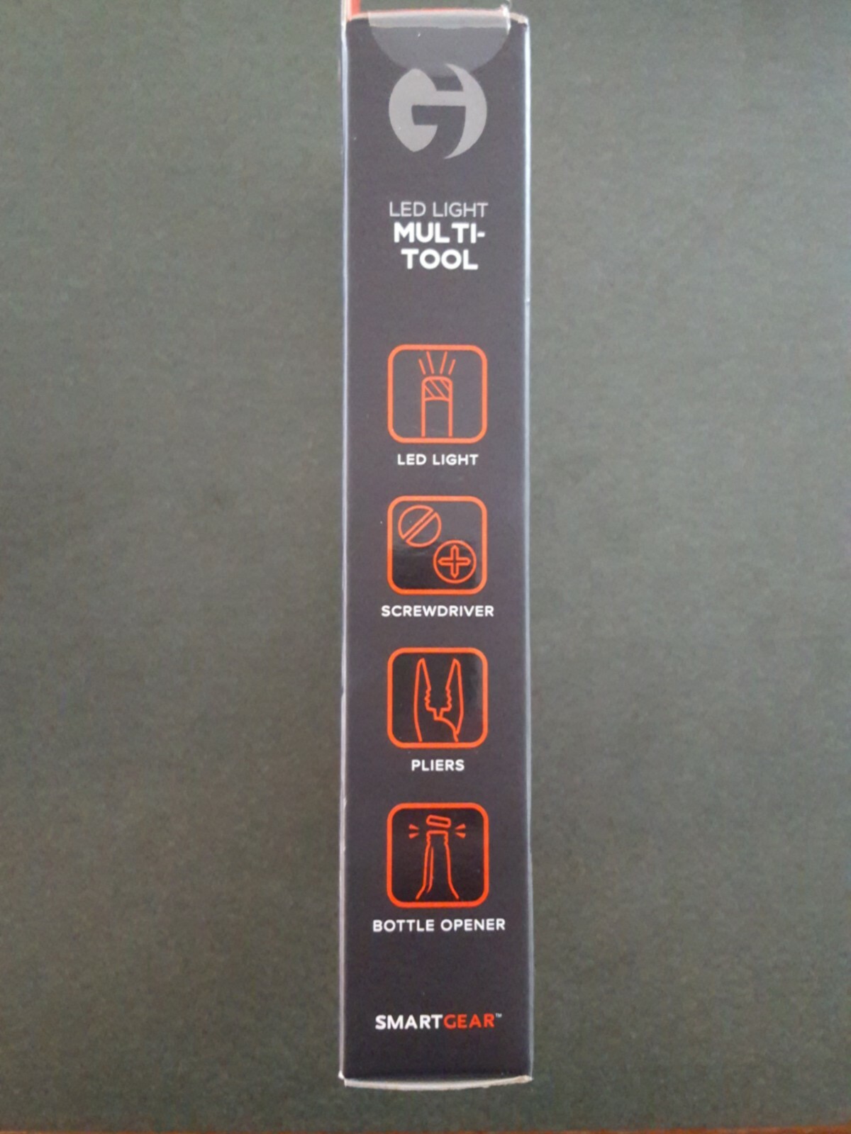 SmartGear LED Light Multi-tool 8 Function Outdoor Pocket Tool Black for ...