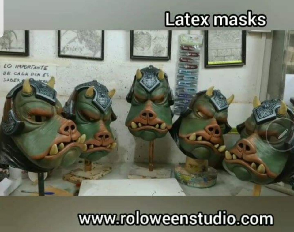 Gamorrean Guard latex mask/ star wars deluxe / return of jedi/ legion ...