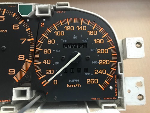 FC3S RX7 Speedo Cluster Non Turbo 160MPH 260KPH JDM USDM | eBay