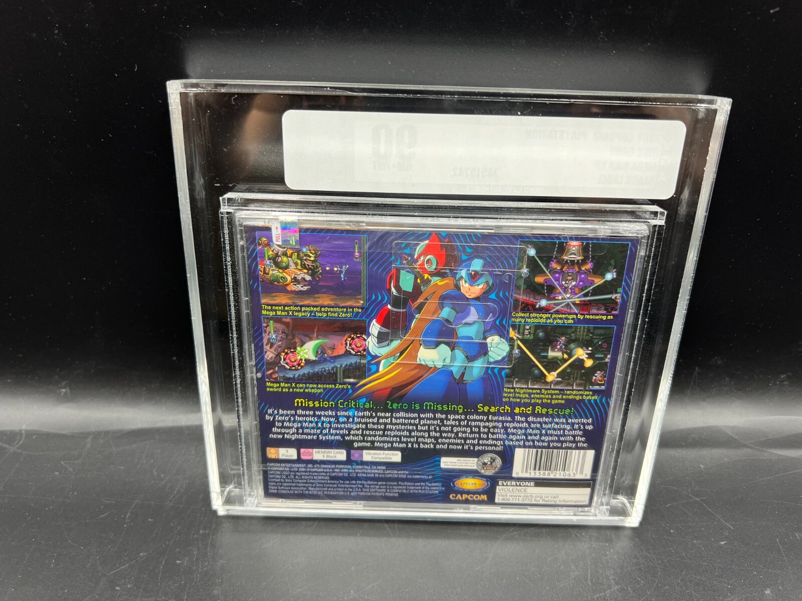 Mega Man X6 PS1 VGA 90 FACTORY SEALED MINT WATA 13388210633| eBay