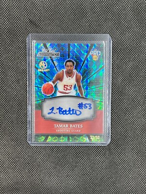 RARE 1ST TRADING CARD!!! TAMAR BATES - WILD CARD ALUMINATION - AUTO ...