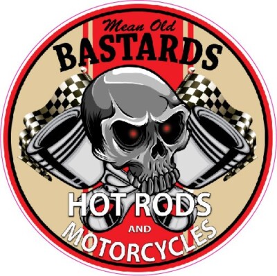 Mean Old Bastards V2 Decal is 5" x 5" in size | eBay