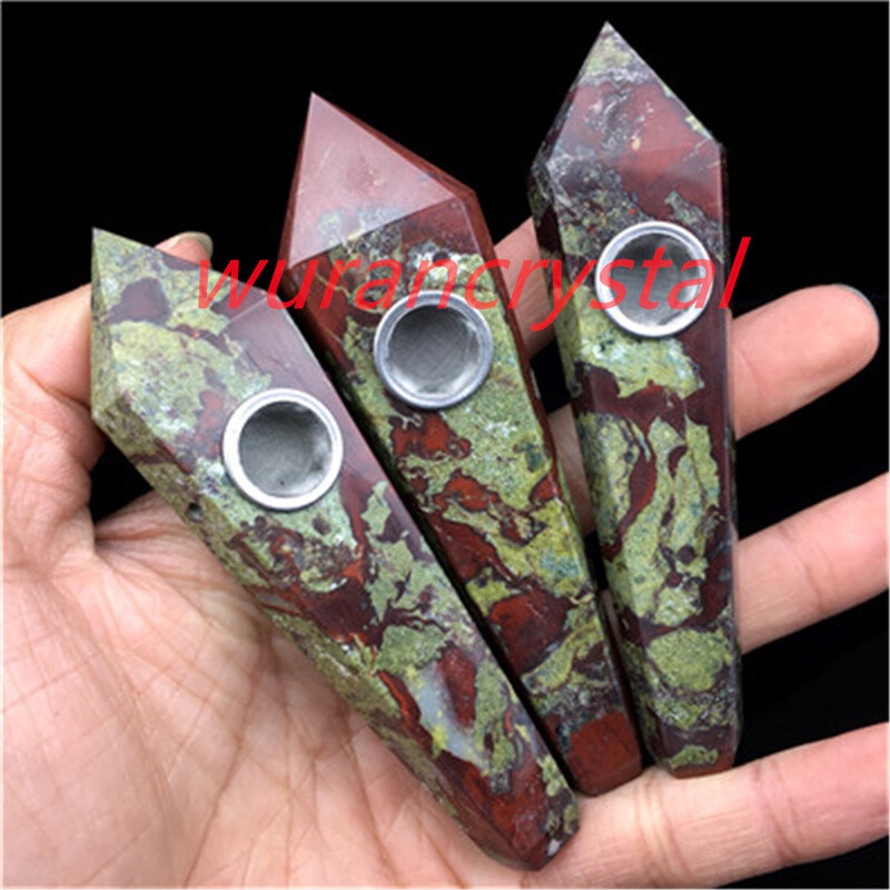 Natural Quartz Crystal Smoking Pipe Obelisk Point Rock Wand Reiki ...