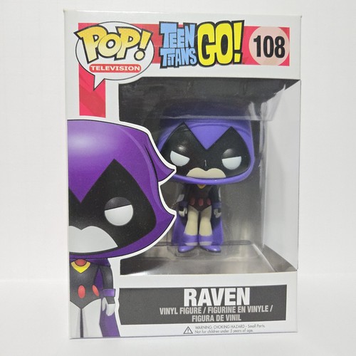 Funko Pop Raven Teen Titans Go Vinyl Figure Television #108 DC Comics ...