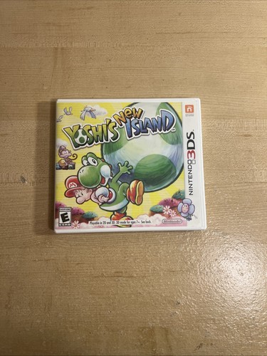 Yoshi's New Island Nintendo 3DS 2014 Case and Game Cartridge Preowned ...