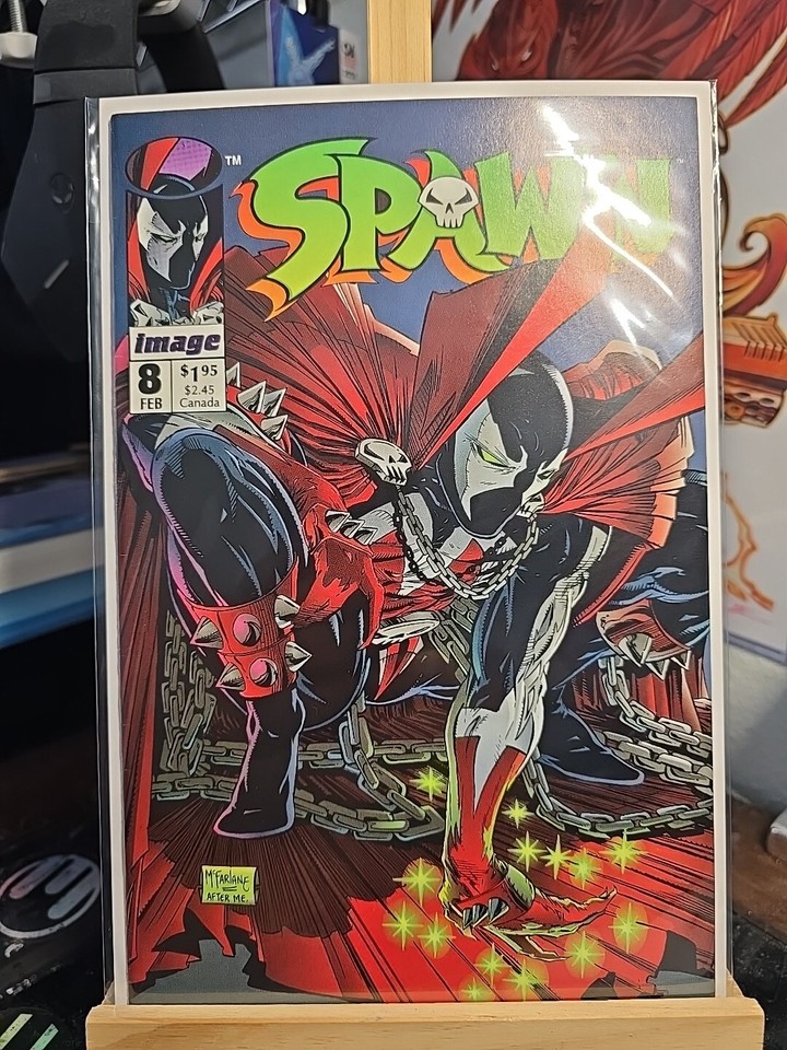 SPAWN 1-10 & 2 & 6 NEWSSTAND & SPAWN 1 INSIDE SKULL BLACK INK ERROR ...