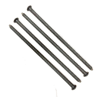 14" Rebar Spike, Pin - 4 Pack - 1/2" x 14" Long, 1" Round Head, Pointed ...