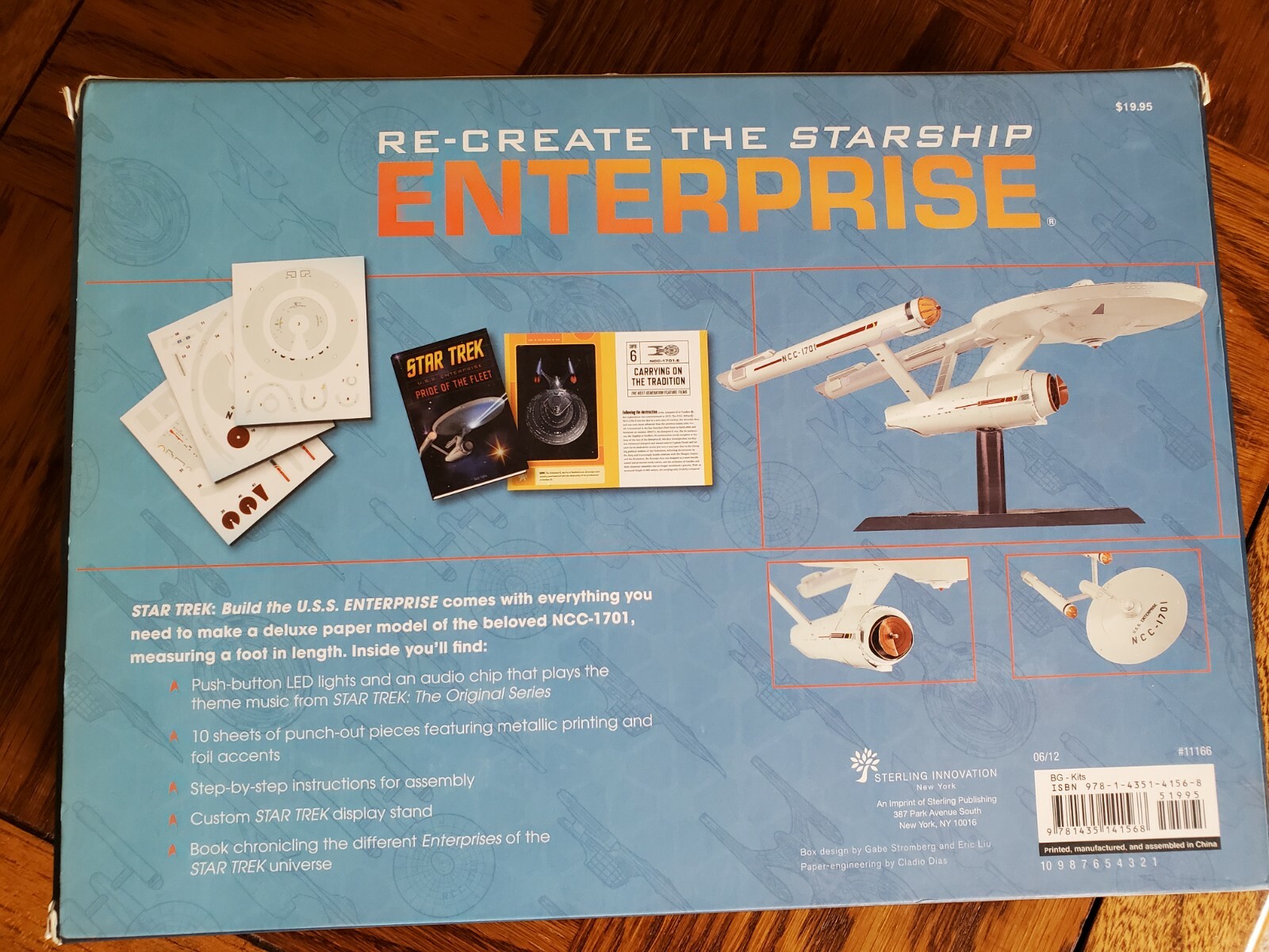 Star Trek Build The USS Enterprise Papercraft Model Kit Paper for sale ...