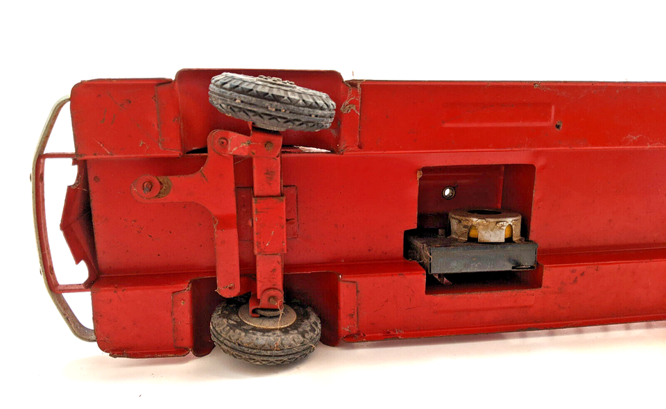 DOEPKE Model Toys Ladder Fire Engine Truck Toy 28" Pressed Steel ...