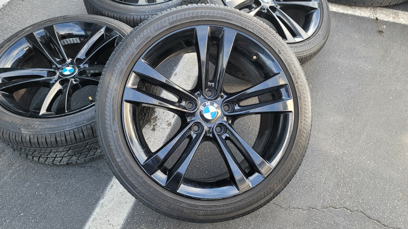 2011-2018 BMW 335i 328i 428i 330i 4 18" Factory OEM Wheels Rims BLACK ...