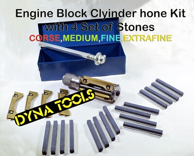 Motorcycle ATV Small Block Cylinder Hone Kit 34mm-60mm | 4 Sets Stones ...