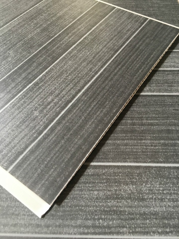 Grey Panels, Tile Effect Cladding, Sparkle Bathroom Shower Wall Panels ...