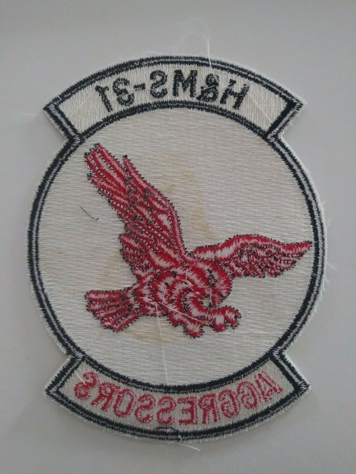 USMC H&MS-31 Headquarters and Maintenance Squadron Aggressors Patch | eBay
