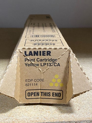 Genuine Lanier 821114 (821087) Yellow Toner - NEW SEALED | eBay