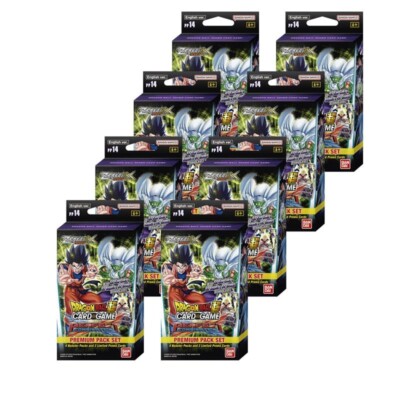 DRAGON BALL SUPER TCG Display 8x PREMIUM PACKS PP14 PERFECT COMBINATION ...