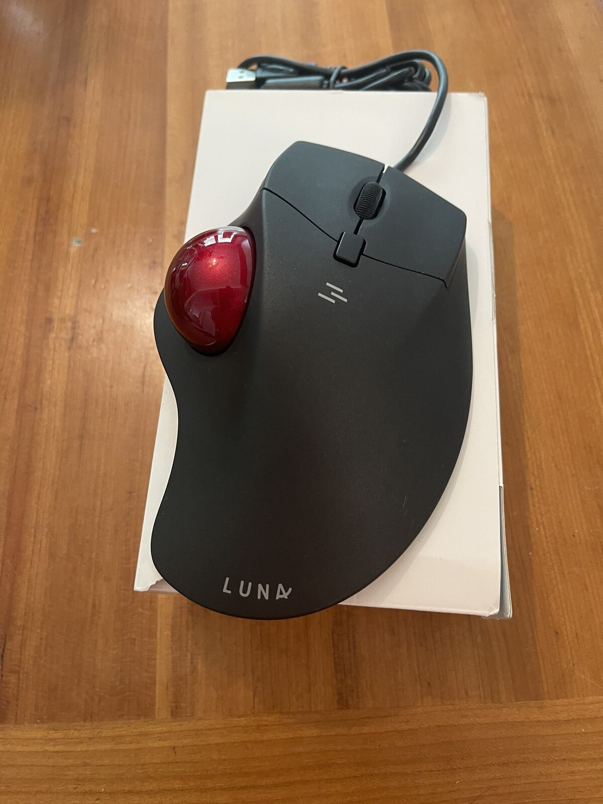 Luna Wired Trackball Mouse For Gaming Video Games, Ergonomic, 3 Button ...