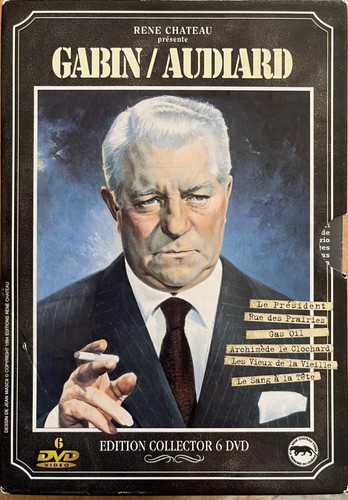COFFRET GABIN/AUDIARD N° 2 en 6 FILMS avec JEAN GABIN EN 6 DVD TRES BON ...