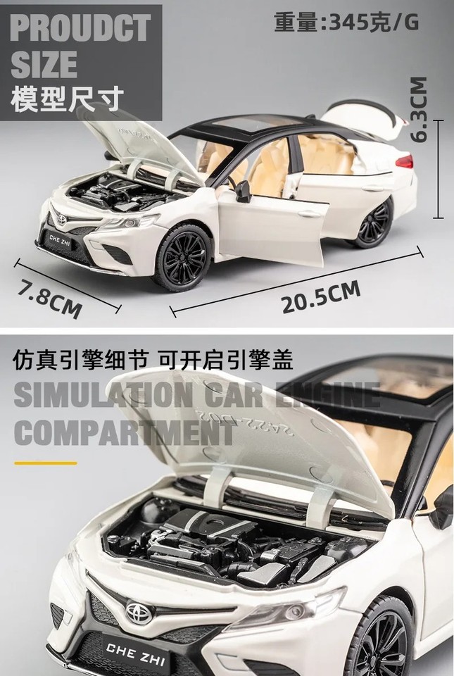 1:24 Toyota Camry SUV Alloy Car Model Metal High Simulation Sound Light ...
